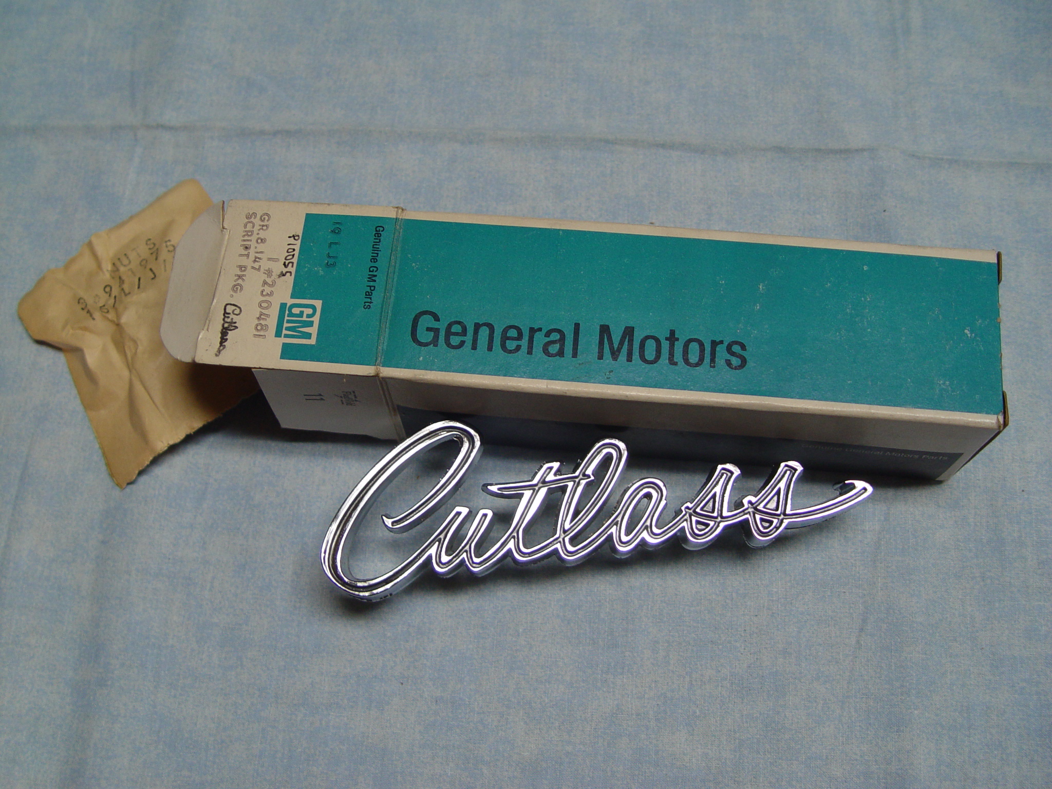 1968-69 Olds Cutlass Script
